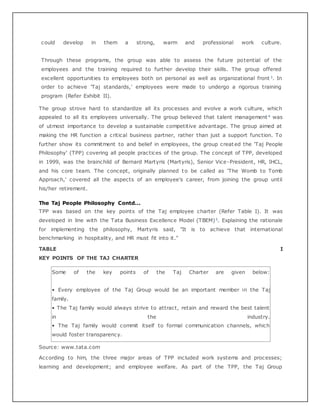 61312494 taj-case-study | DOCX