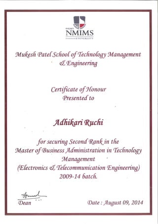 University rank holder | PDF