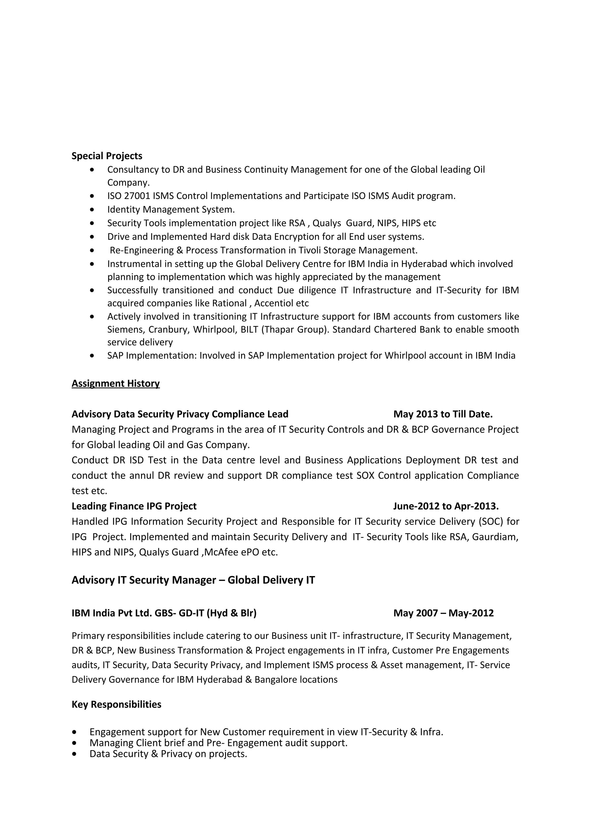 Jerald J Resume | DOC