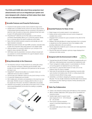 Dukane 6136 m and 6135w | PDF | Computer Peripherals | Computing