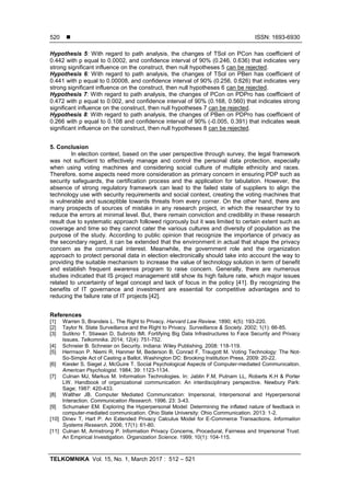 Privacy and Personal Data Protection in Electronic Voting: Factors and ...