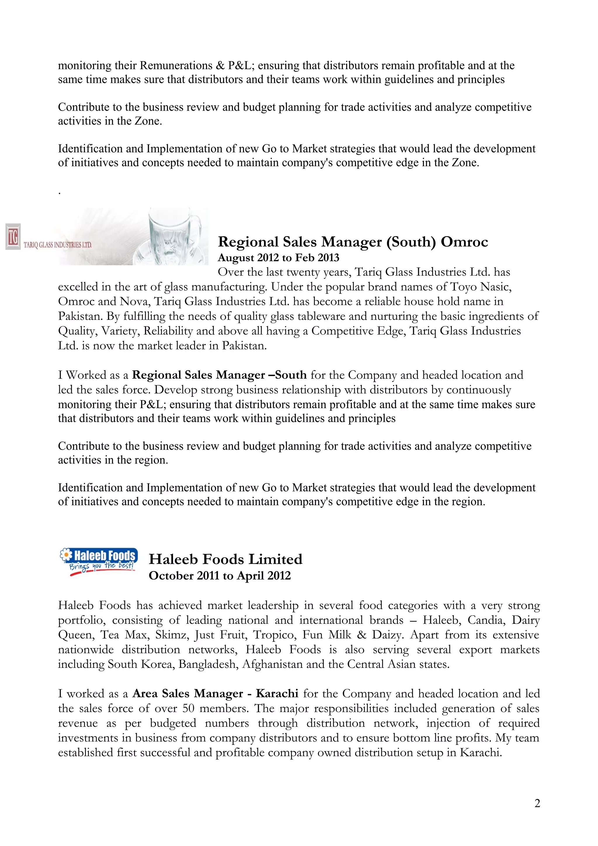 Shakeel Ahmed CV | DOC