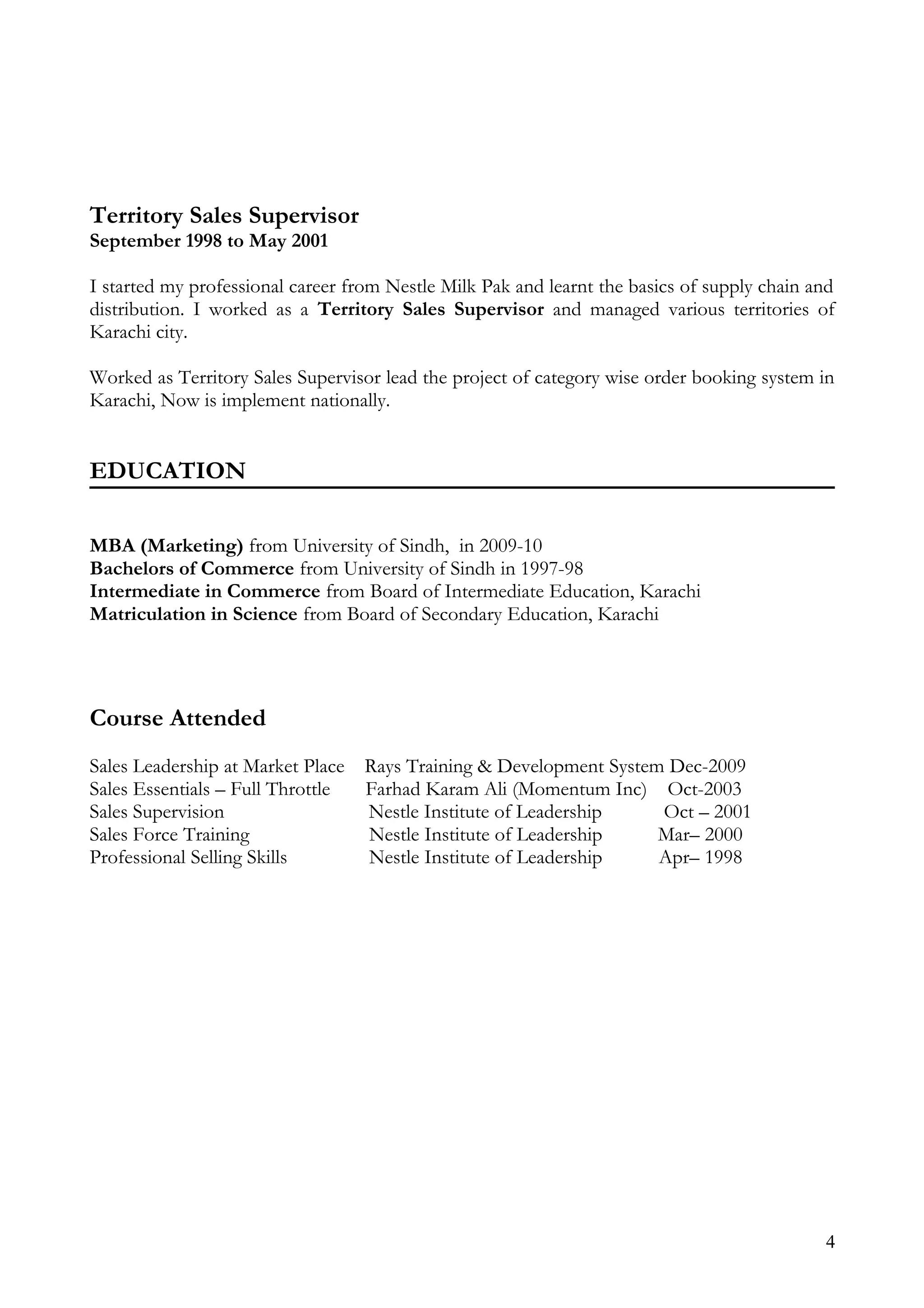 Shakeel Ahmed CV | DOC