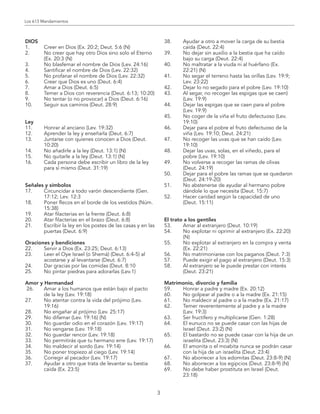 613 mandamientos | PDF