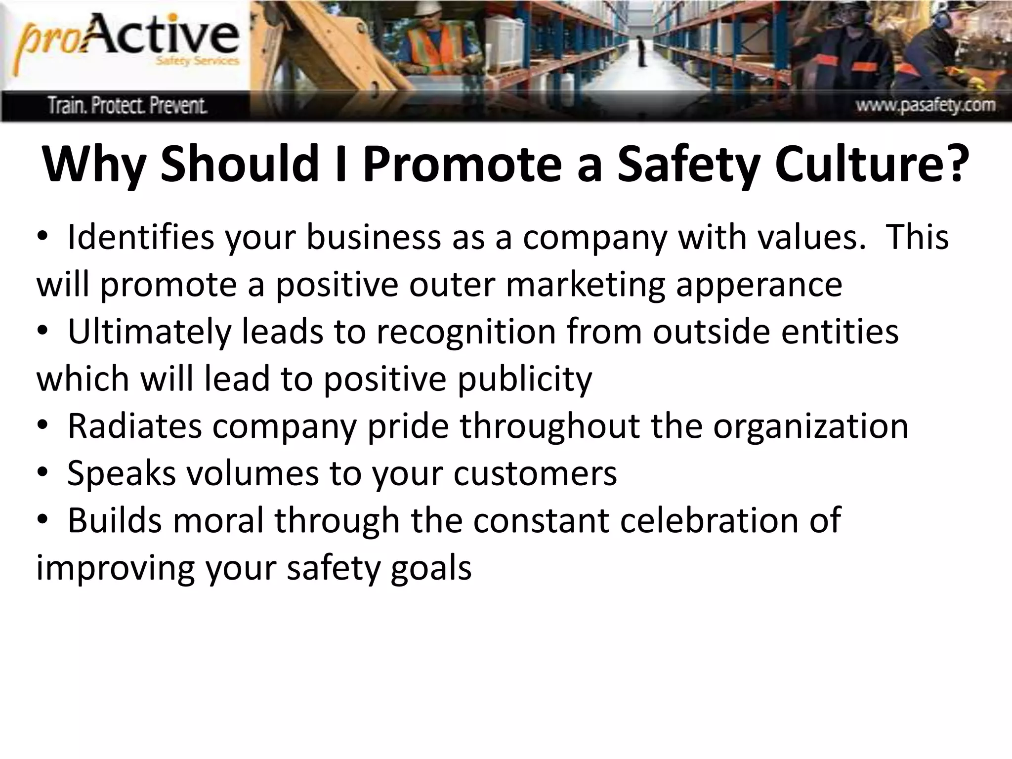 Building a Safety Culture | PPTX