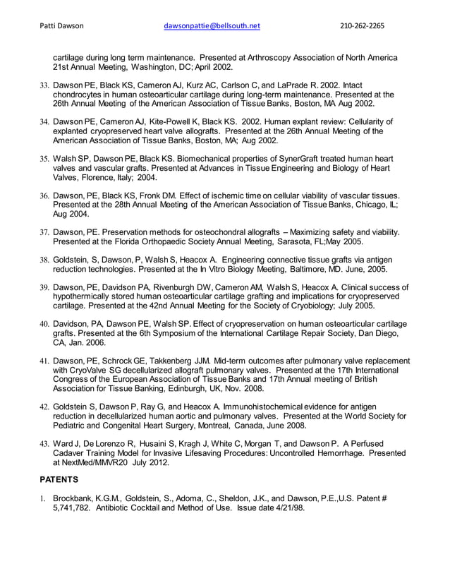 P Dawson CV_6-14 | PDF