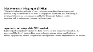 Water makes wires even more nano | PPT