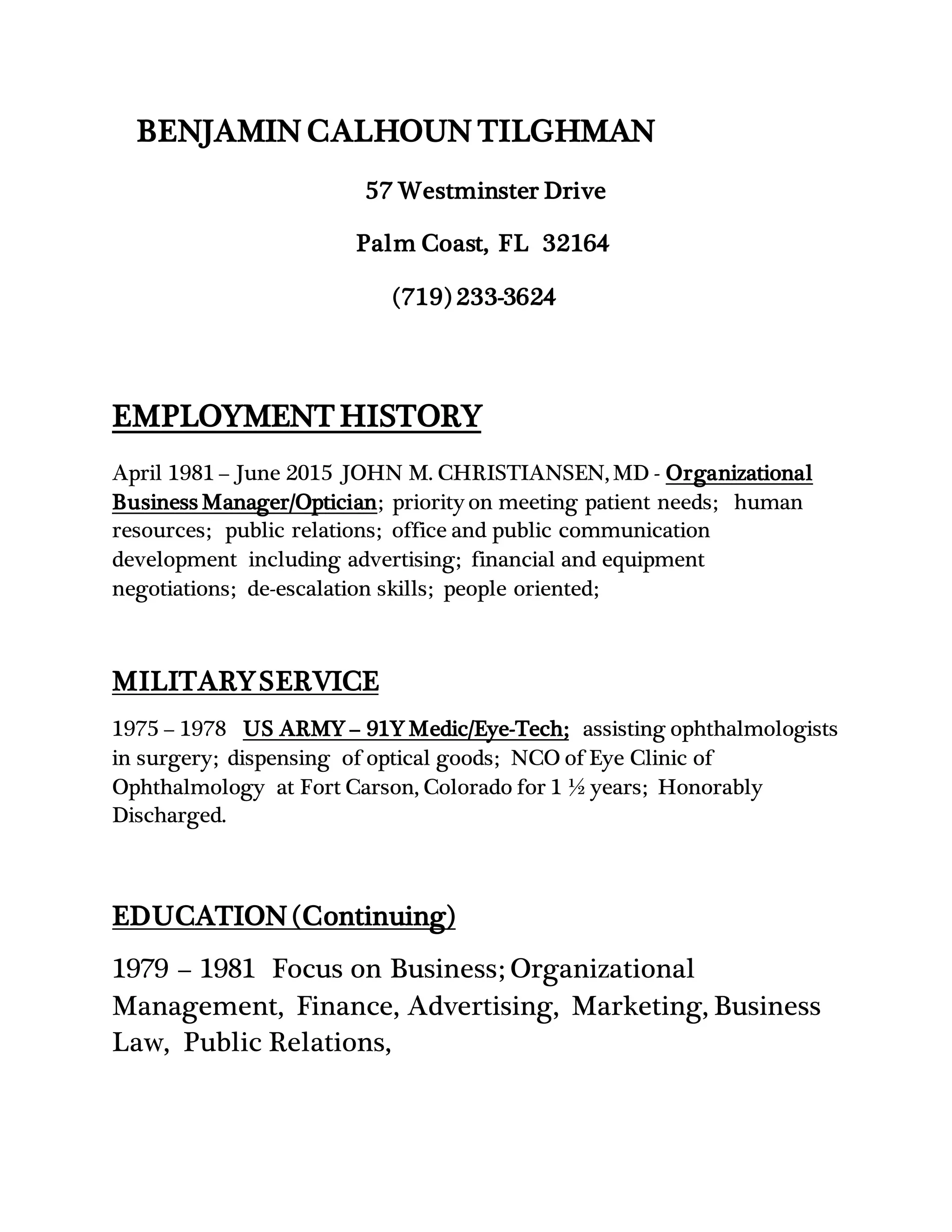 BEN RESUME | DOCX