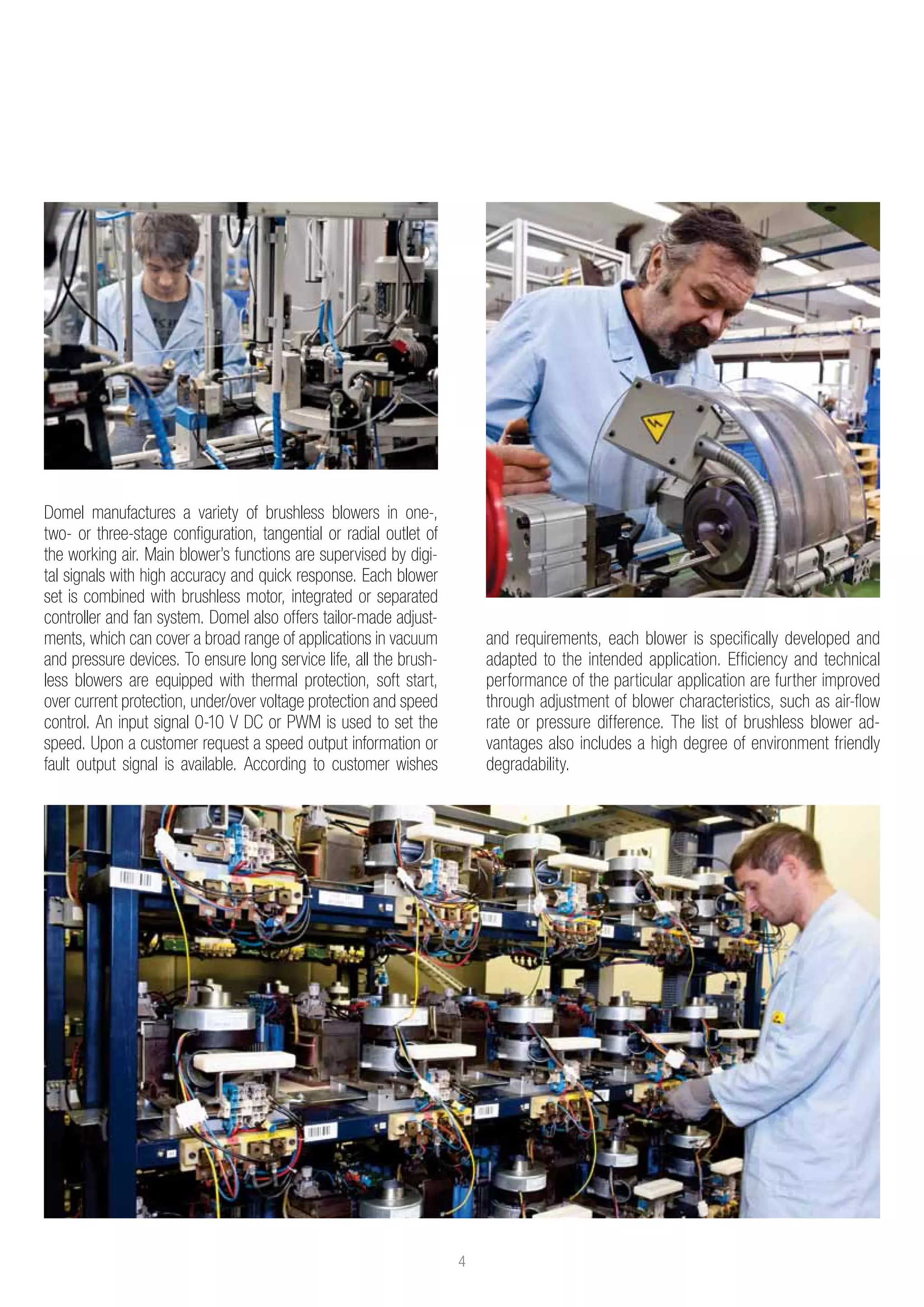 Catalog DOMEL - Brushless Motors and Blowers | PDF