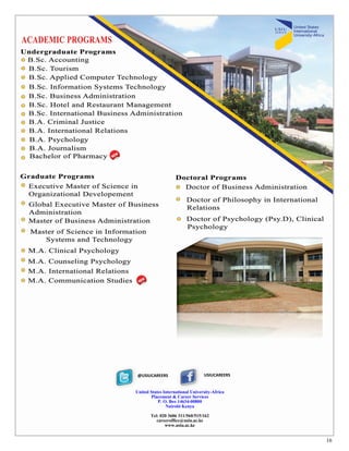 USIU-Africa Spring 2015 Career Newsletter 313 | PDF