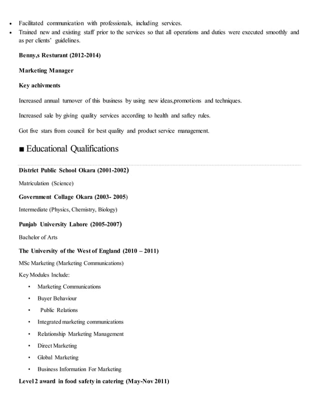 my new cv | PDF