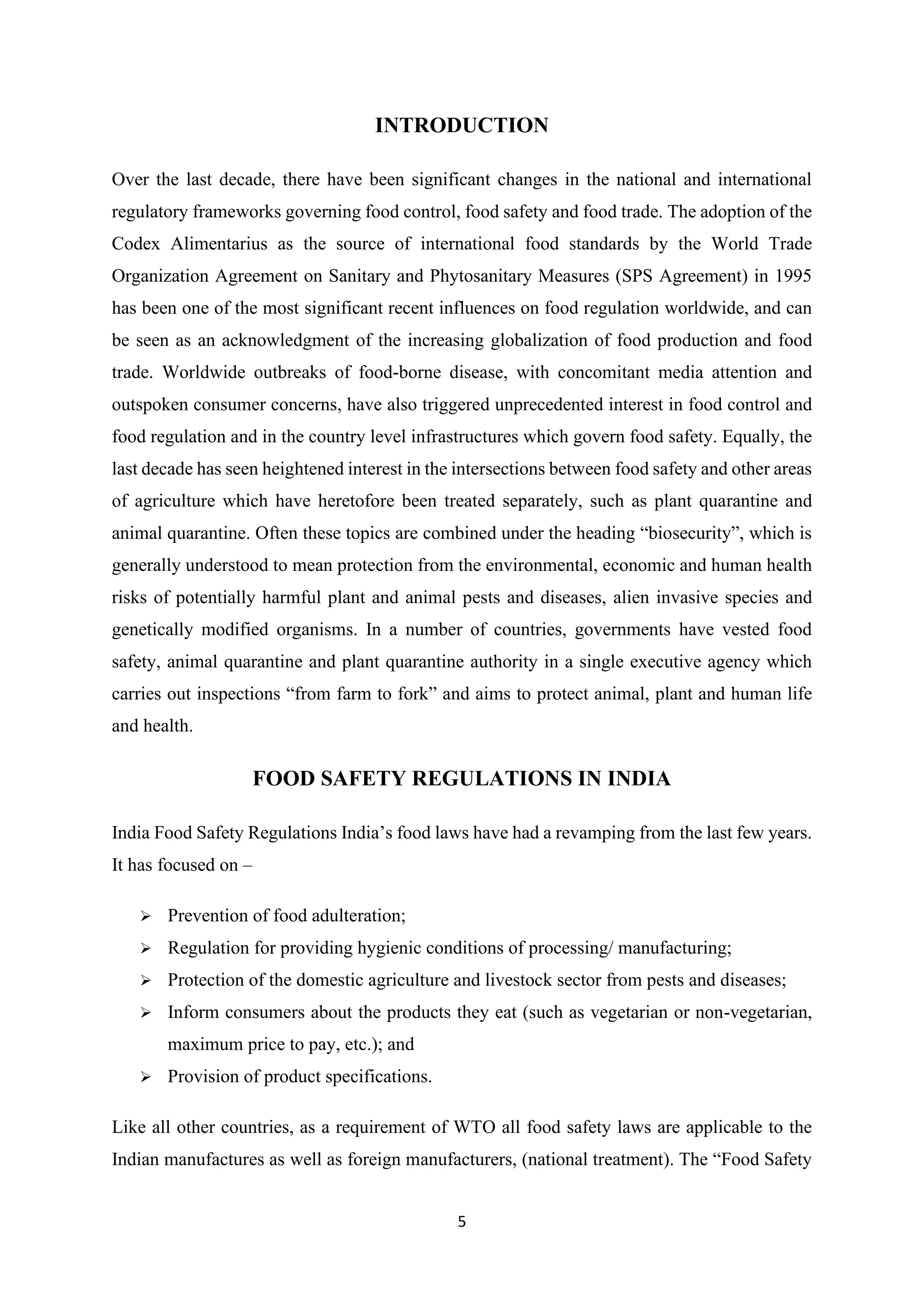 Assessment of food laws in India, UK and Thailand | PDF