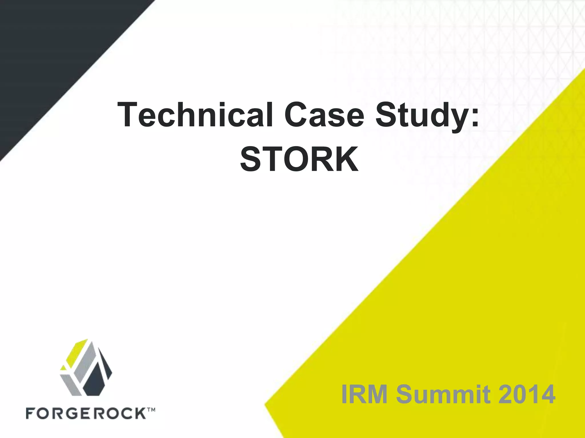 TECHNICAL CASE STUDY: STORK | PPT