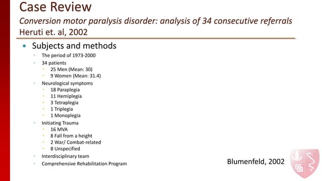 Conversion Disorder | PPTX