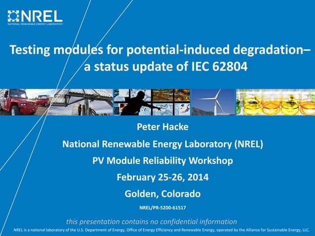 Testing modules for potential-induced degradation – a status update of ...