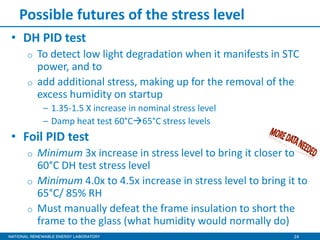 Testing modules for potential-induced degradation – a status update of ...