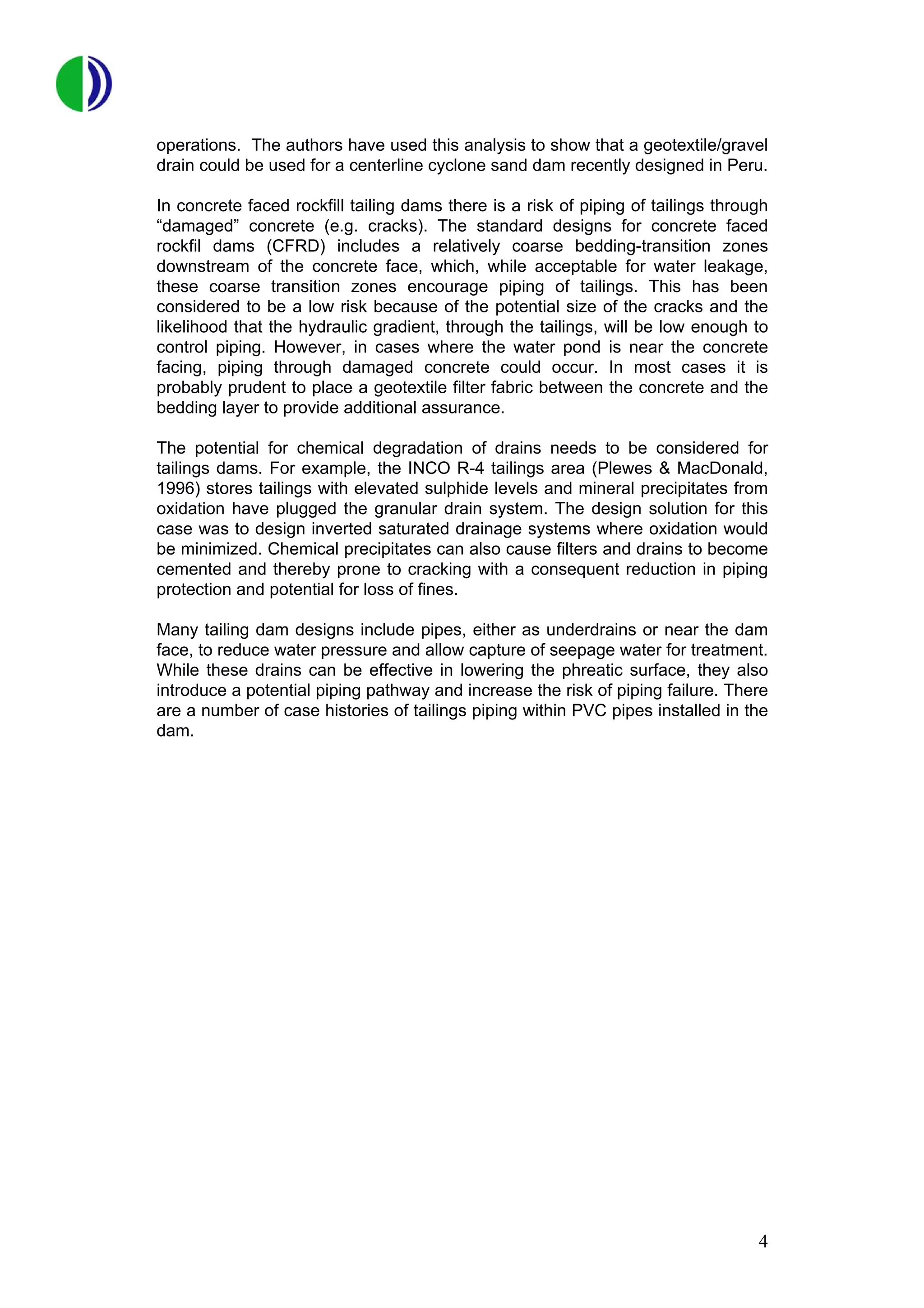 Water dam versus Tailing Dam | PDF