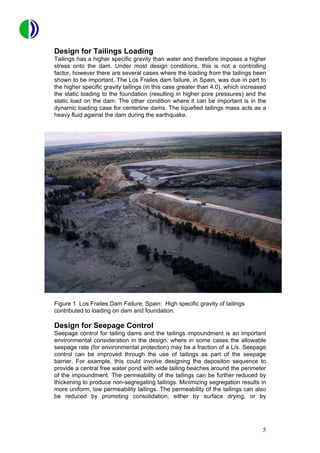 Water dam versus Tailing Dam | PDF