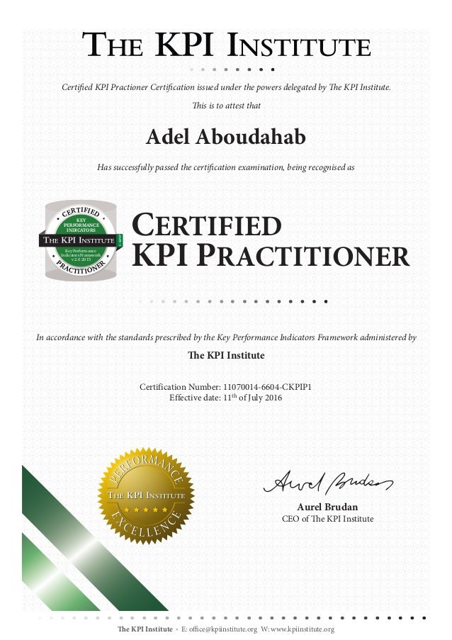 C-KPIP-Certificate Practitioner