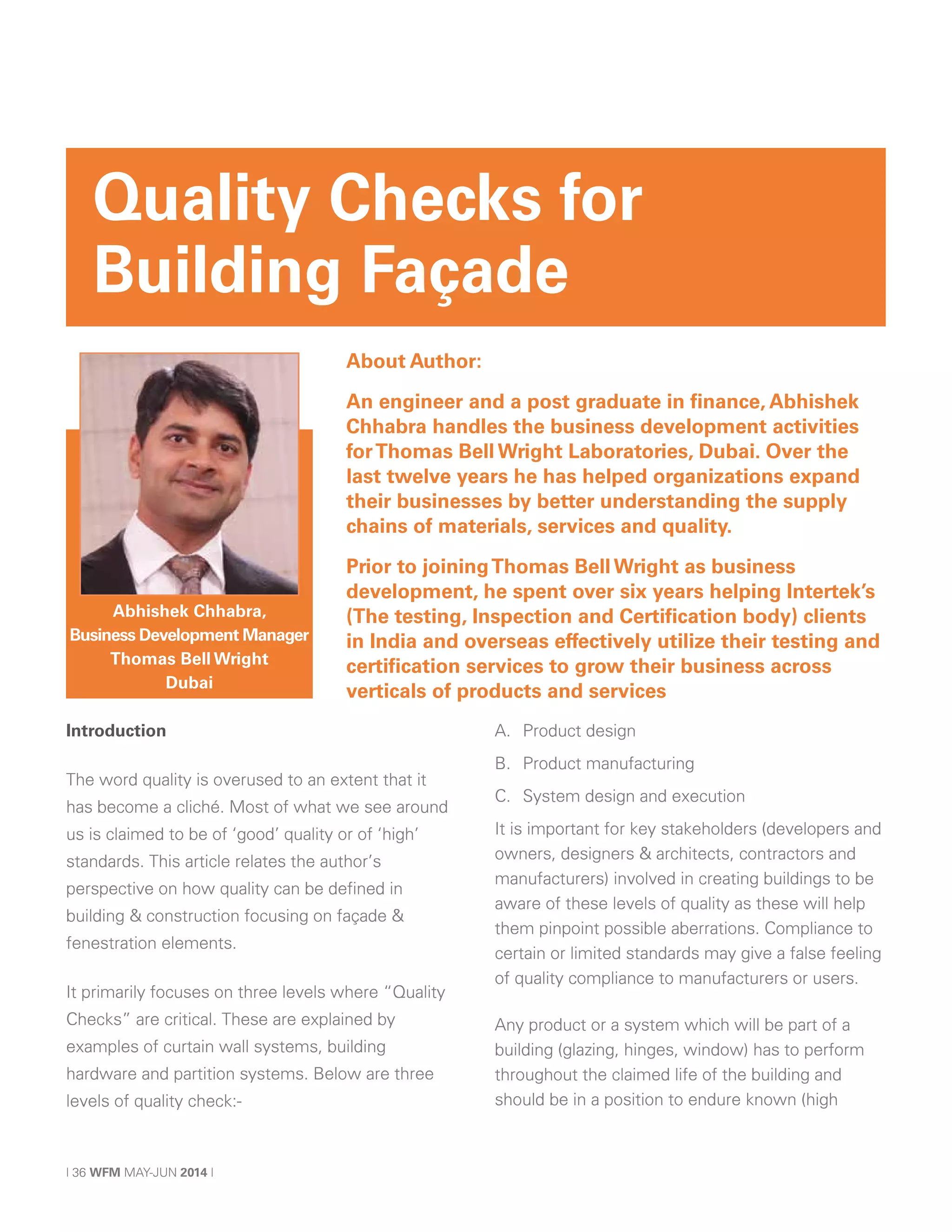 Quality Check in Building | PDF