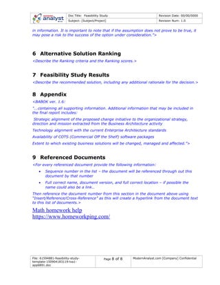 61594881 feasibility-study-template | DOC