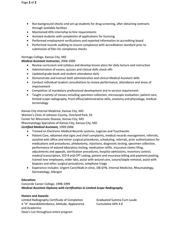 Monique Rivers resume | PDF