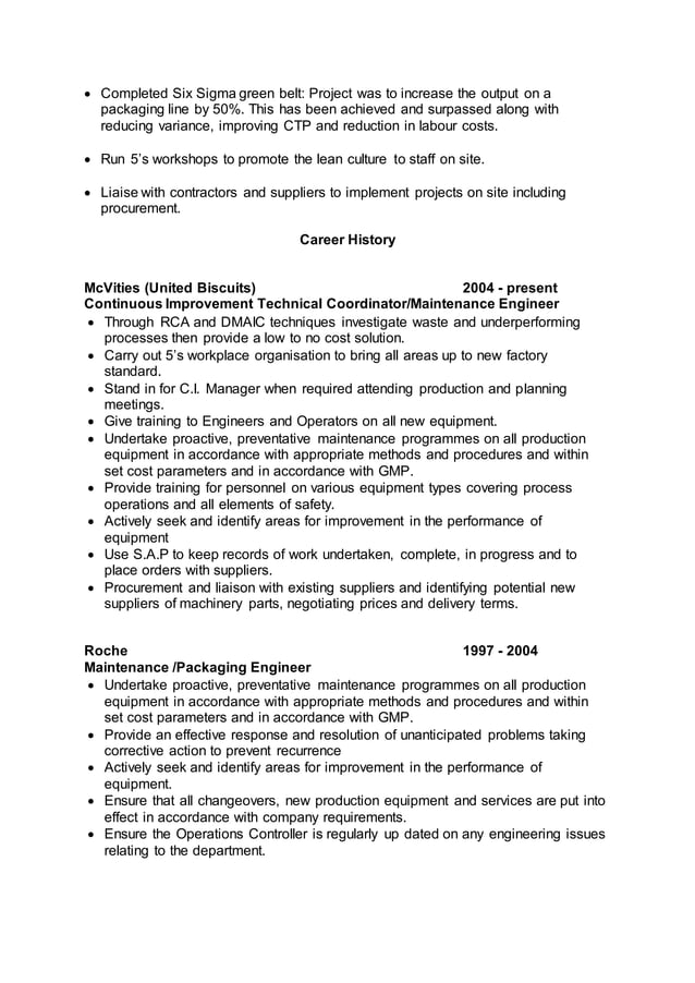 Chris Murray CV | PDF