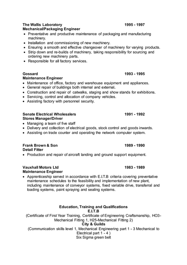 Chris Murray CV | PDF