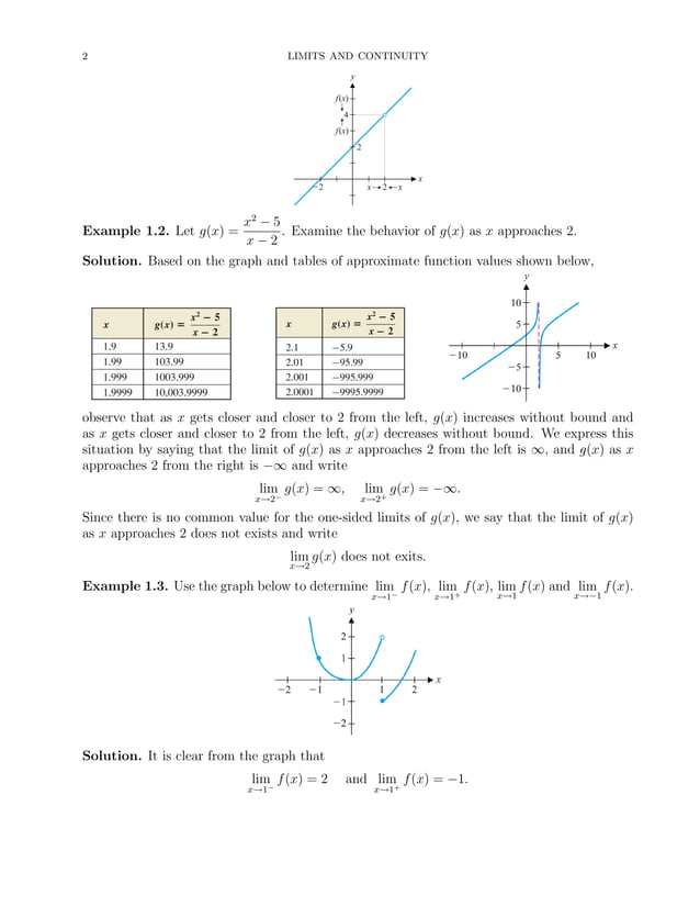 limits and continuity | PDF