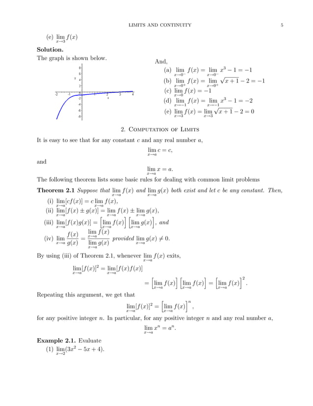 limits and continuity | PDF