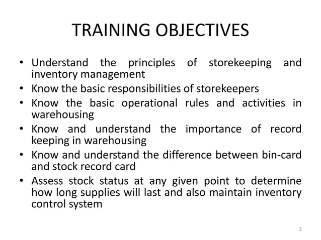 STORE MANAGEMENT TRAINING | PPTX | Stocks and Bonds | Personal Investing