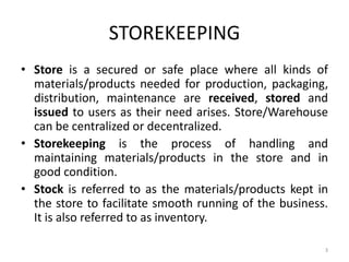 STORE MANAGEMENT TRAINING | PPTX