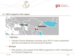 Lessons Learned from GIZ's Climate Finance Readiness Programme | PPT