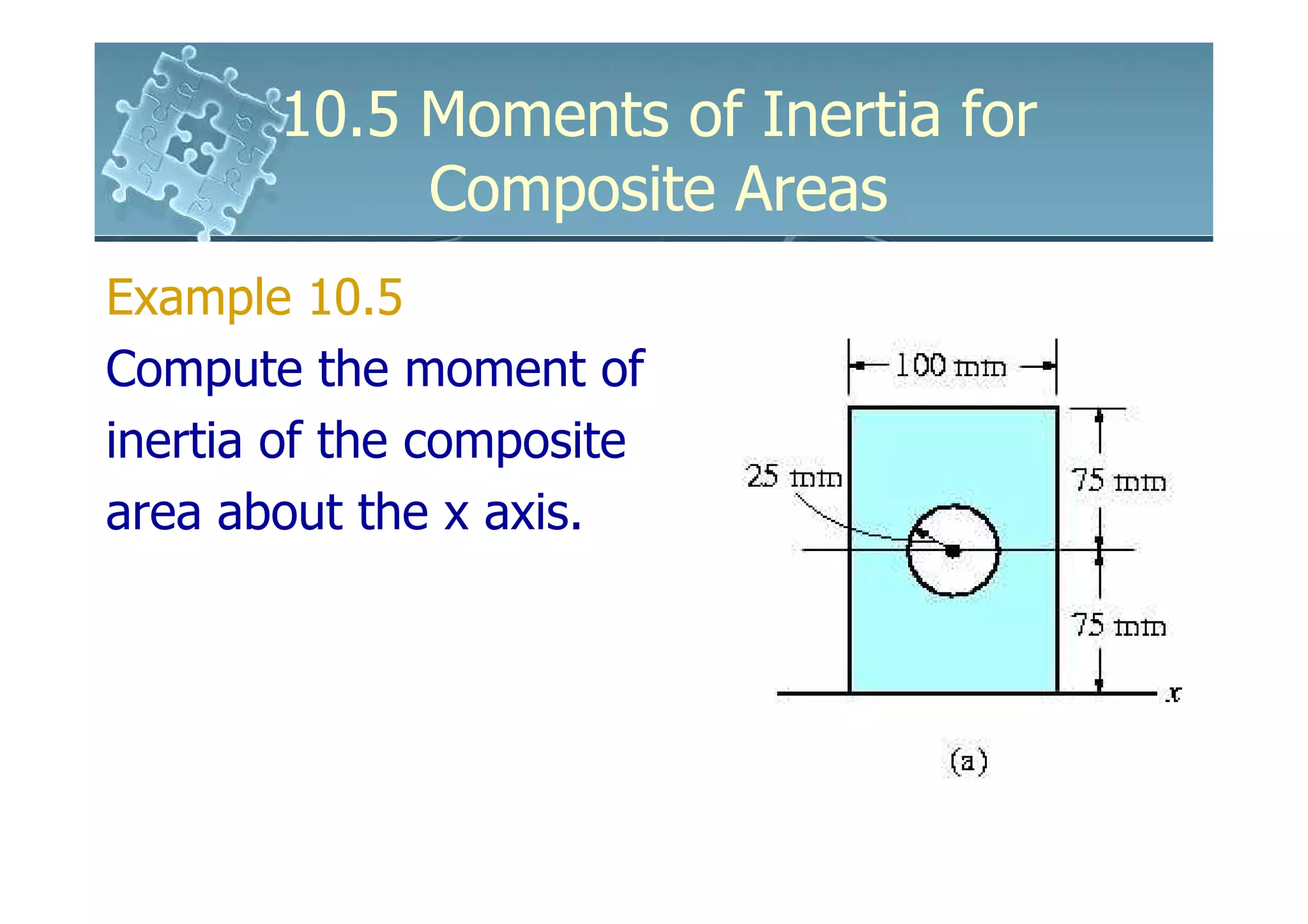 6161103 10.5 moments of inertia for composite areas | PDF