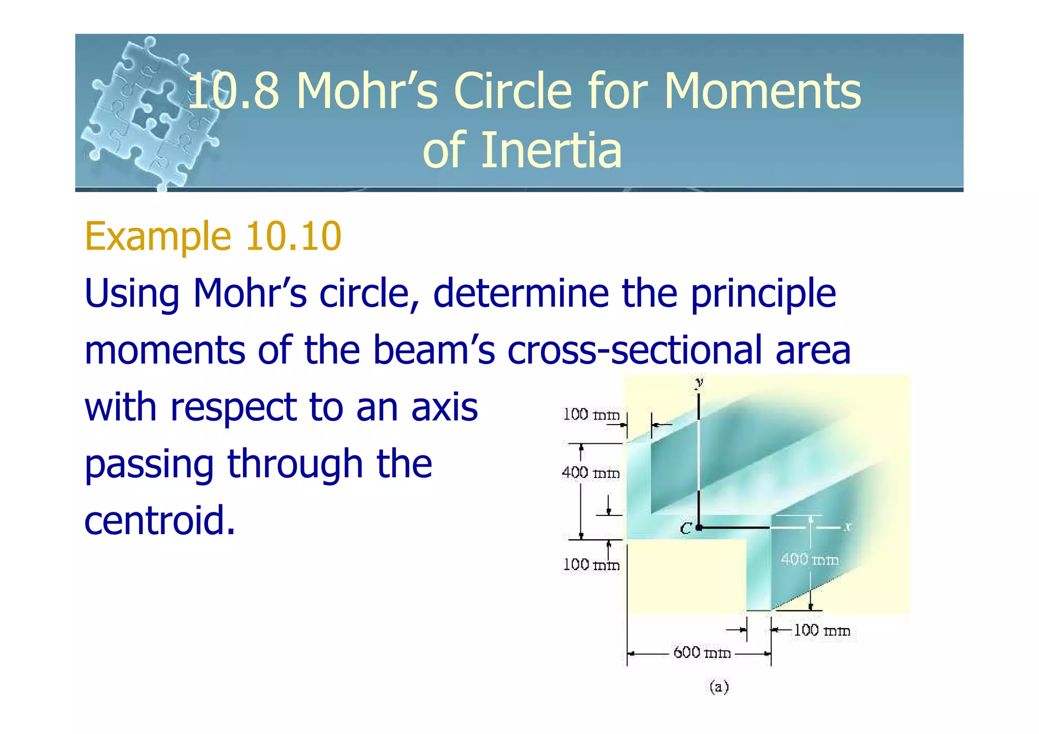 6161103 10.8 mohr’s circle for moments of inertia | PDF