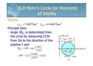 6161103 10.8 mohr’s circle for moments of inertia | PDF