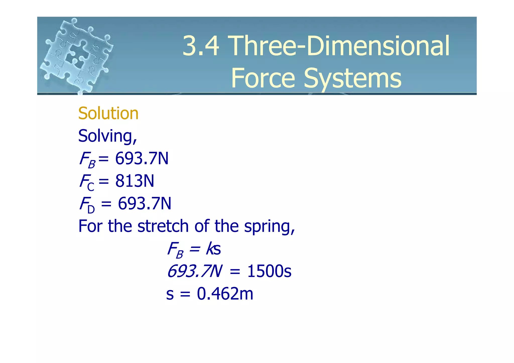 6161103 3.4 three dimensional force systems | PDF