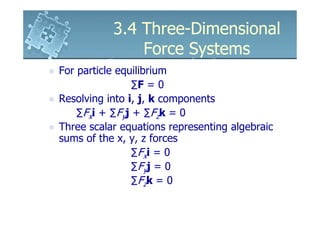 6161103 3.4 three dimensional force systems | PDF