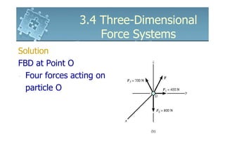 6161103 3.4 three dimensional force systems | PDF