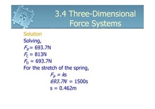 6161103 3.4 three dimensional force systems | PDF