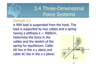 6161103 3.4 three dimensional force systems | PDF