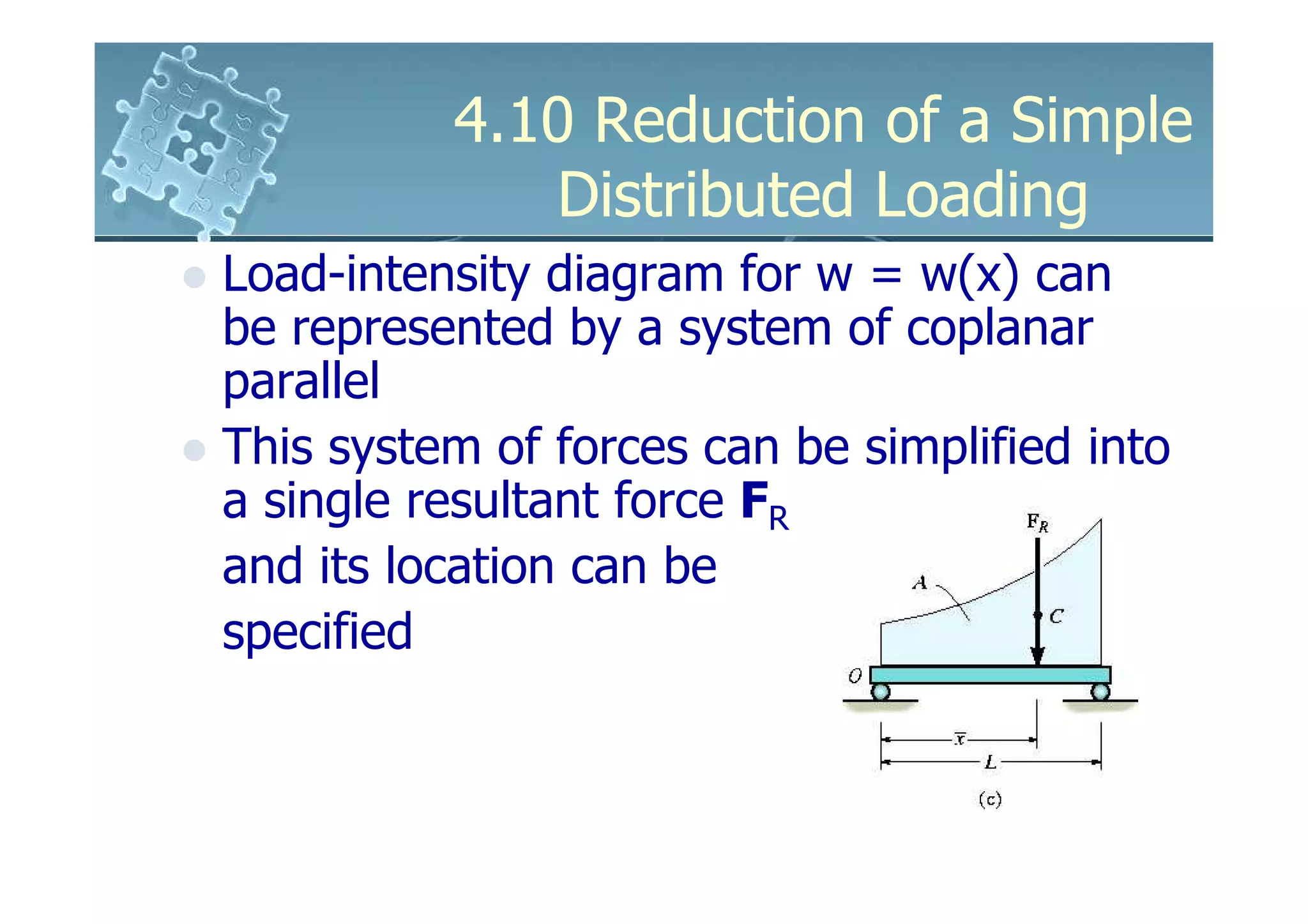 6161103 4.10 reduction of a simple distributed loading | PDF | Physics | Science