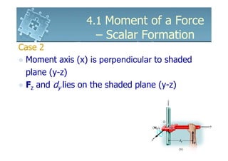 6161103 4.1 moment of a force – scalar formation | PDF | Physics | Science