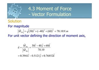 6161103 4.3 moment of force vector formulation | PPT