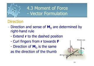 6161103 4.3 moment of force vector formulation | PPT
