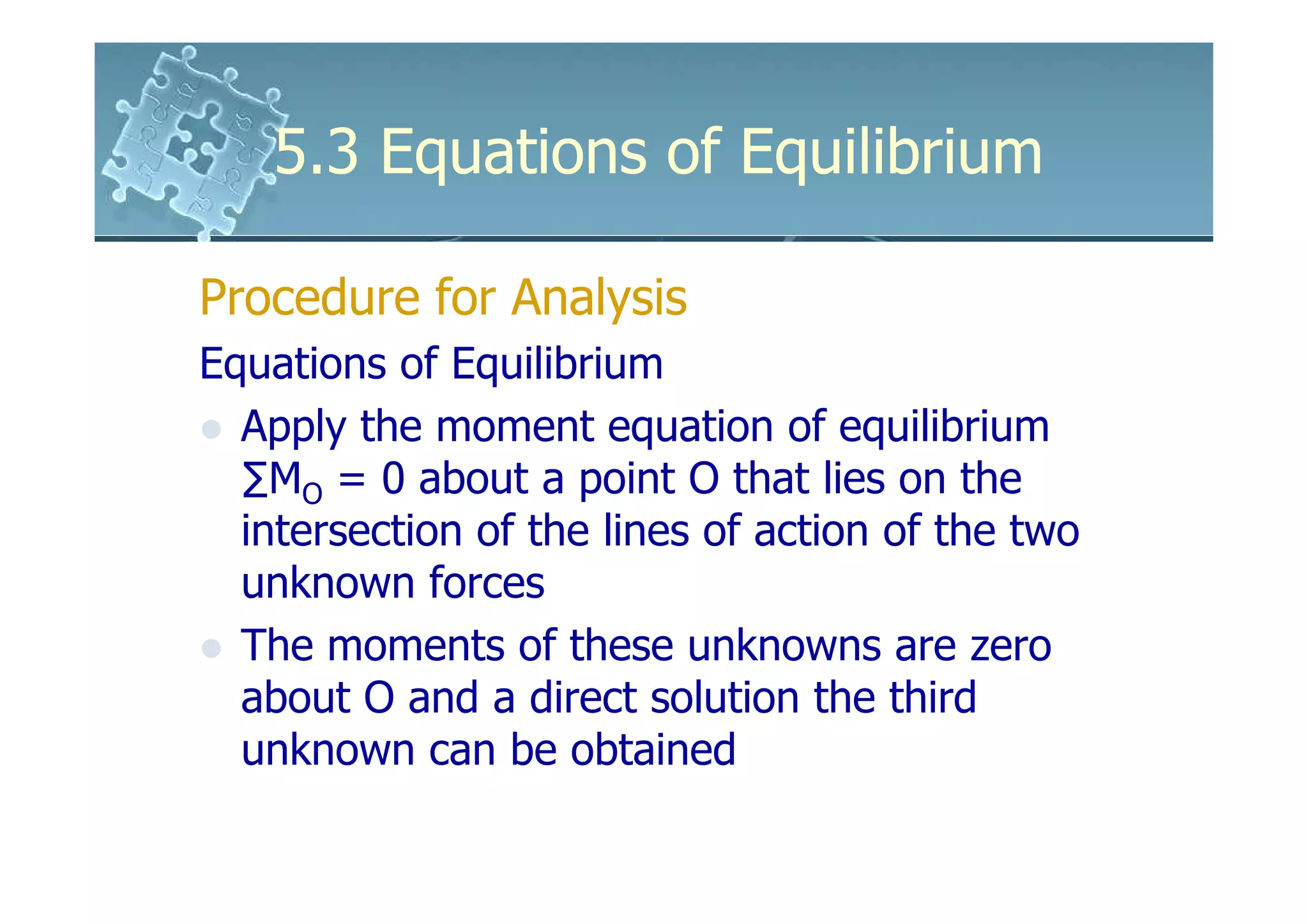 6161103 5.3 equations of equilibrium | PPT