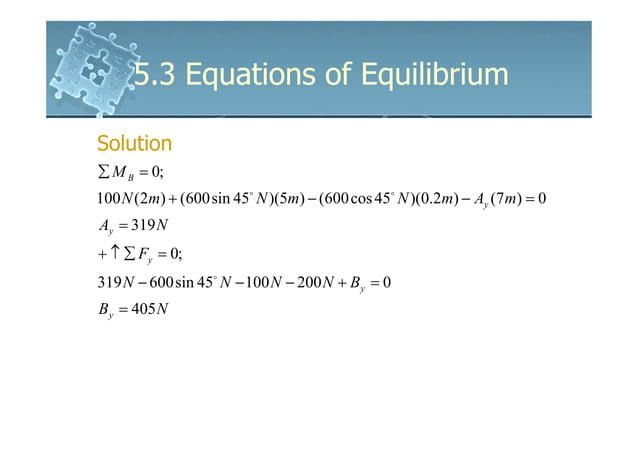 6161103 5.3 equations of equilibrium | PPT