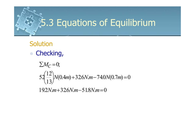 6161103 5.3 equations of equilibrium | PPT