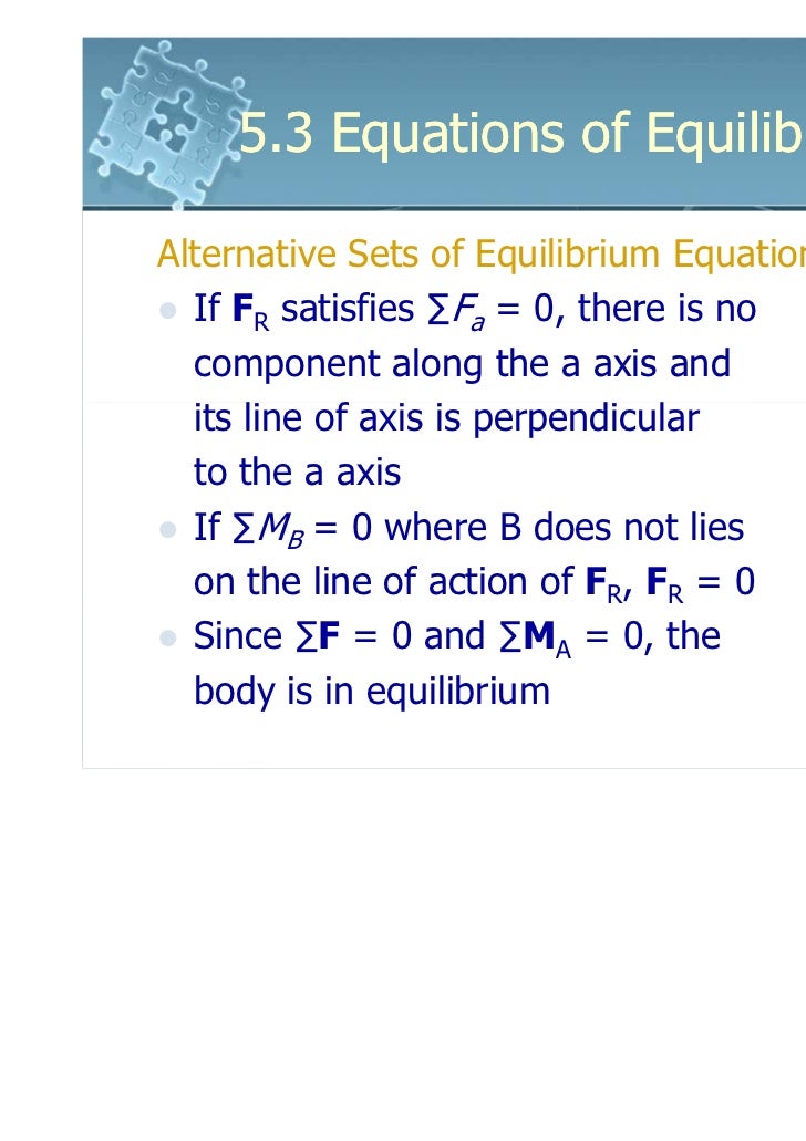 6161103 5.3 equations of equilibrium