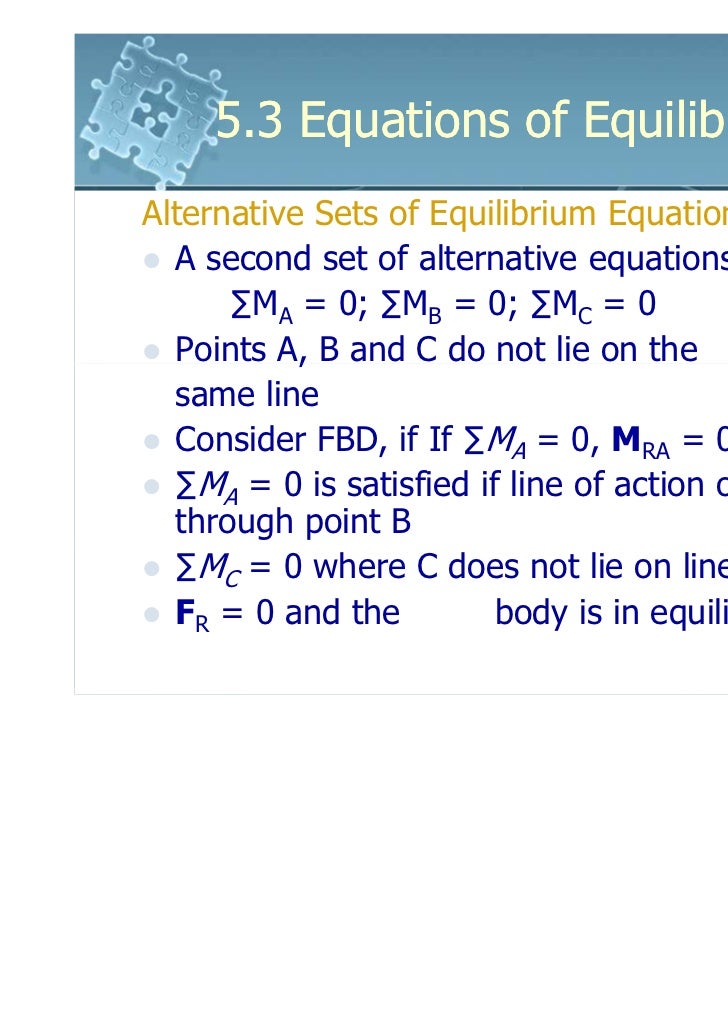 6161103 5.3 equations of equilibrium